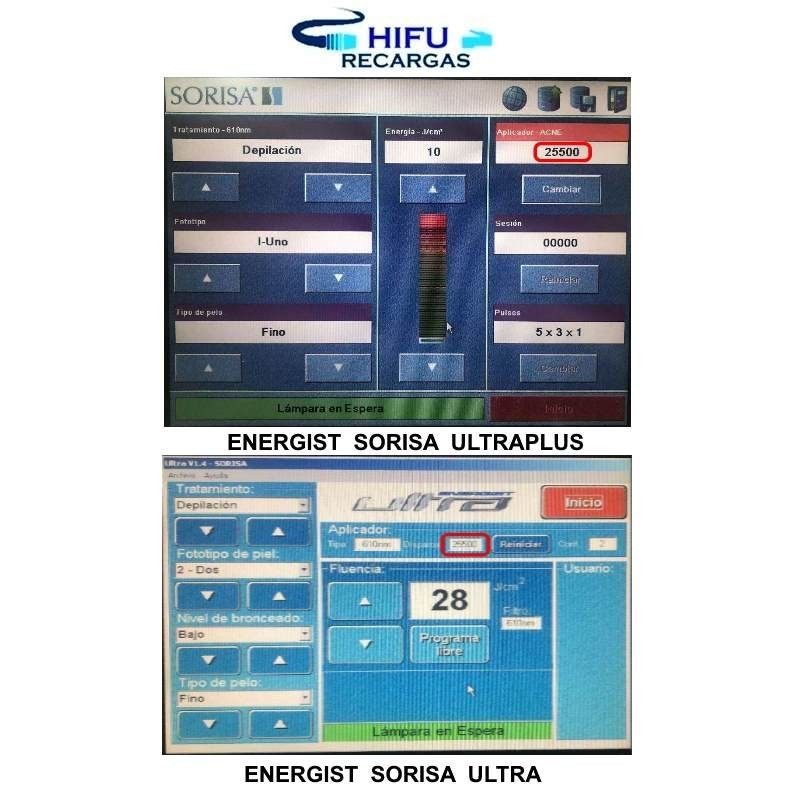 Shots Counter Reload in the handpiece (IPL, VPL, Sorisa Ultra - UltraPlus)